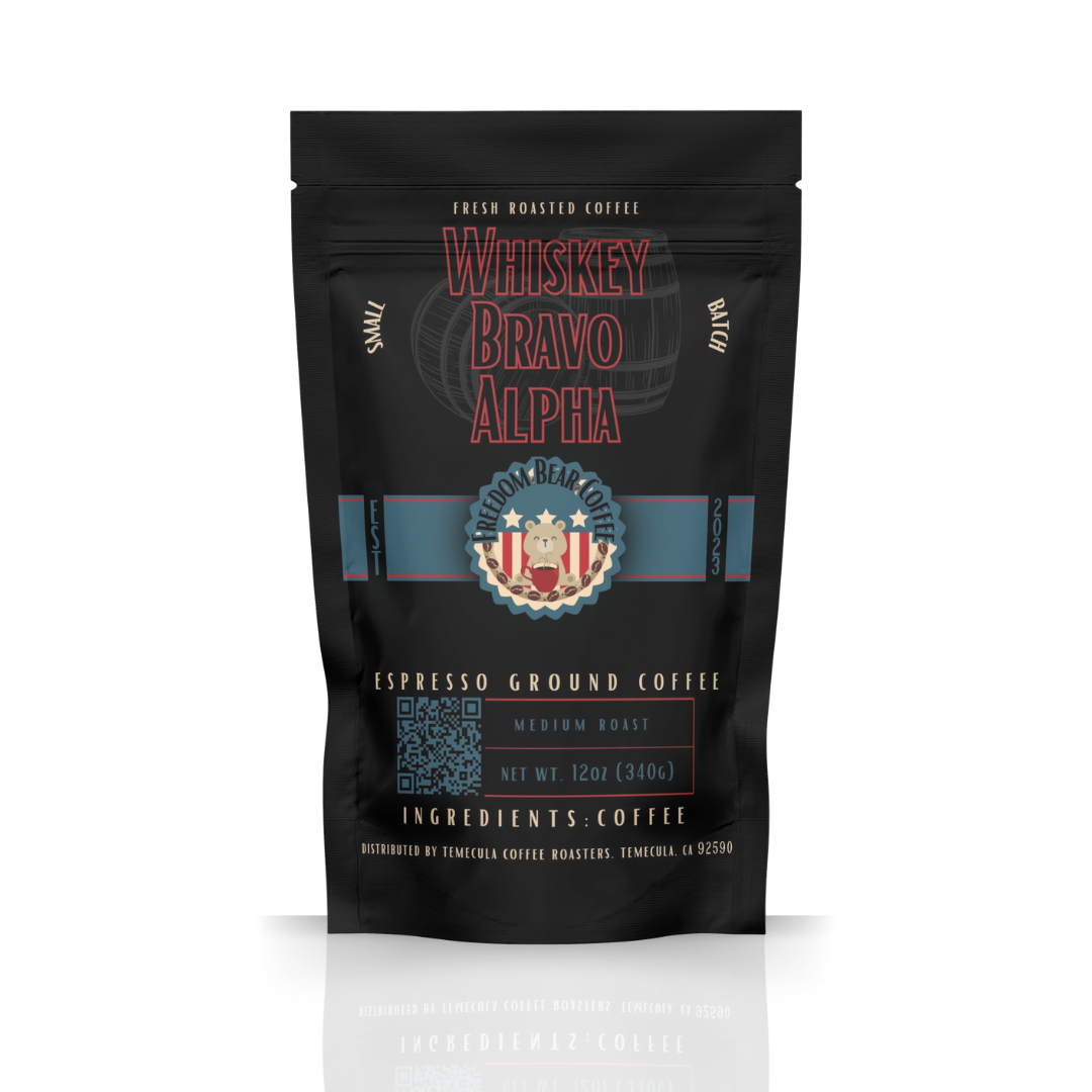 Get Your Hands On The Whiskey Bravo Alpha | Freedom Bear Coffee LLC ...